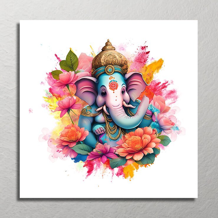 Ganesha ji wall Art Painting - Modern Arts
