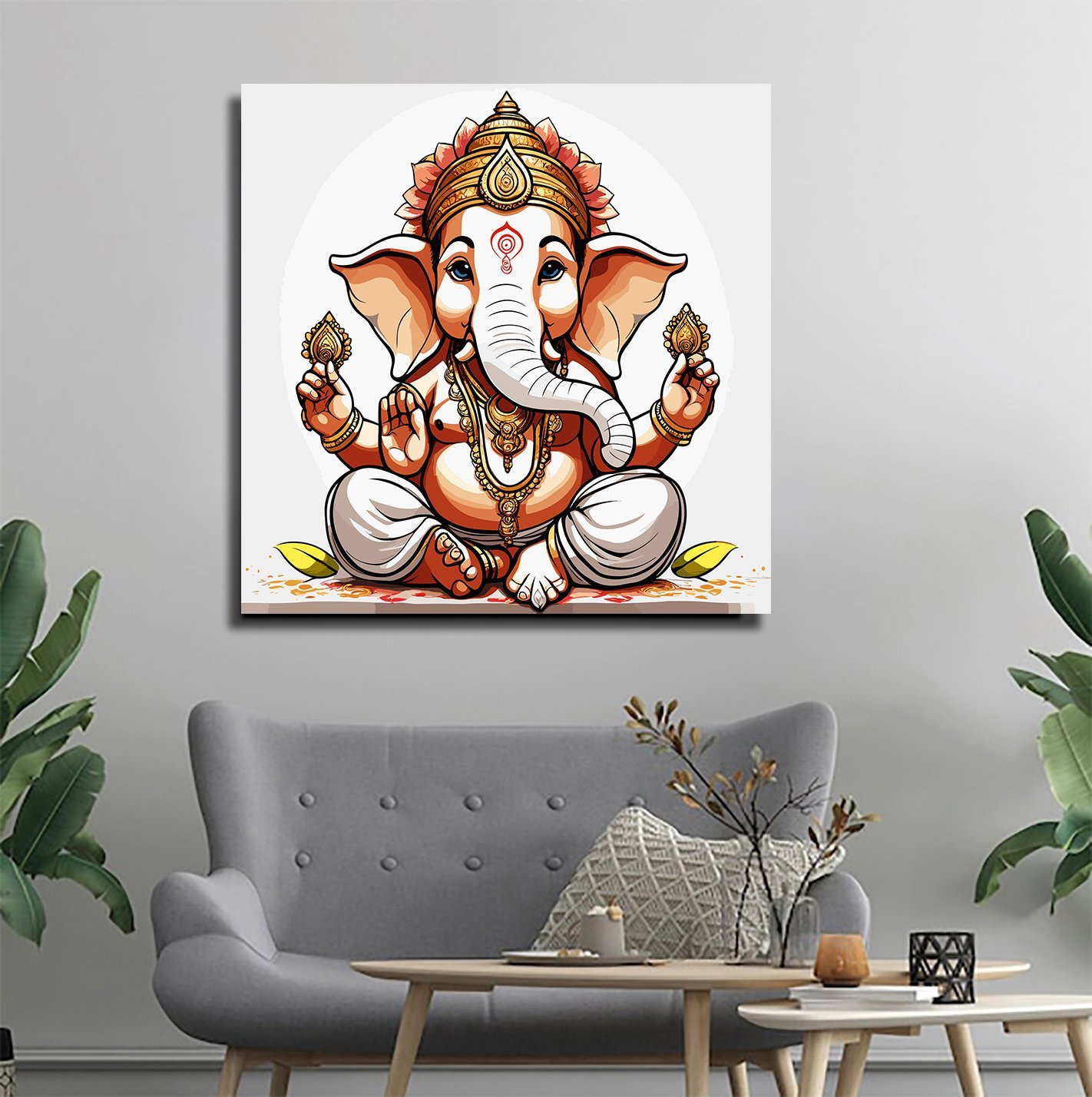 Lord Ganesha wall décor Art - Modern Arts