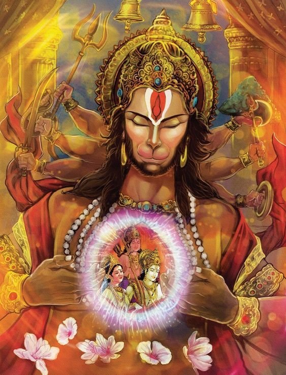 Lord Hanuman ji wall Arts Paintings - Modern Arts