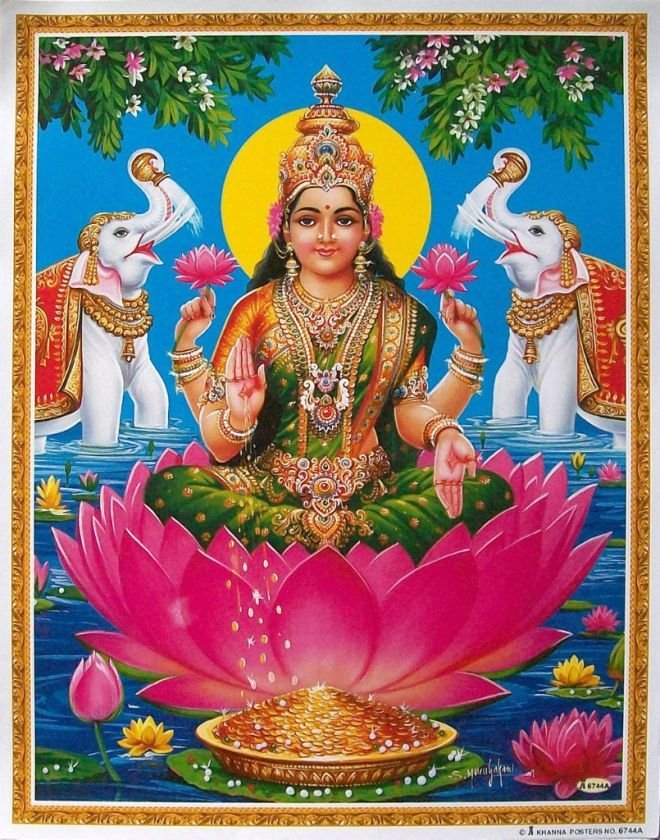 Lord Laxmi Mata Painting - Modern Arts