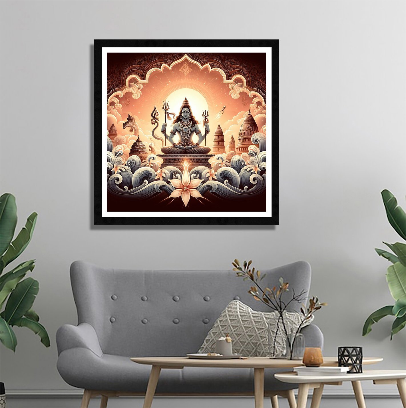 Lord Shiv ji wall Art Painting - Modern Arts