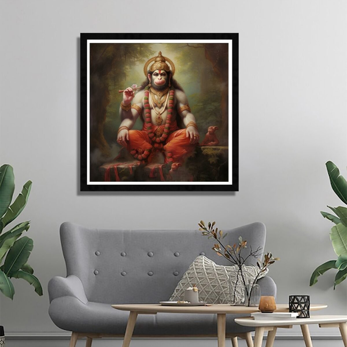hanuman wall painting , hanuman wall art , hanuman ji canvas painting ...