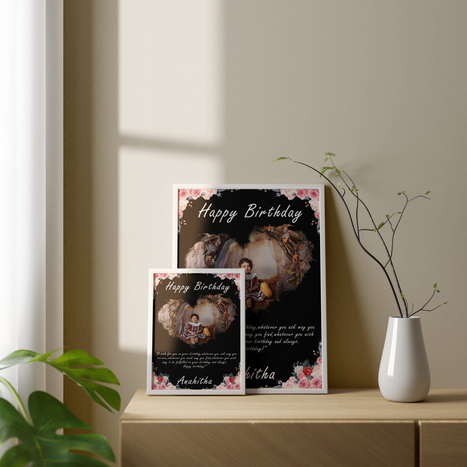 Birthday photo Frame