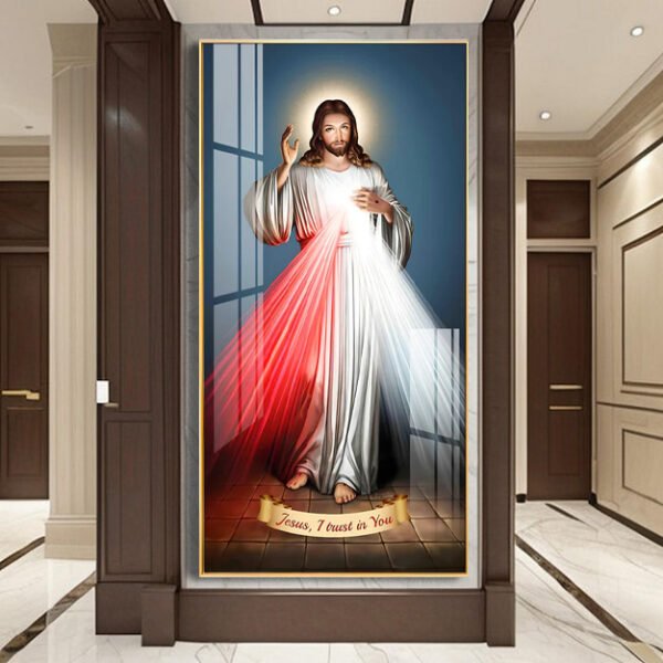 Jesus Christ Premium Acrylic Vertical Wall Art
